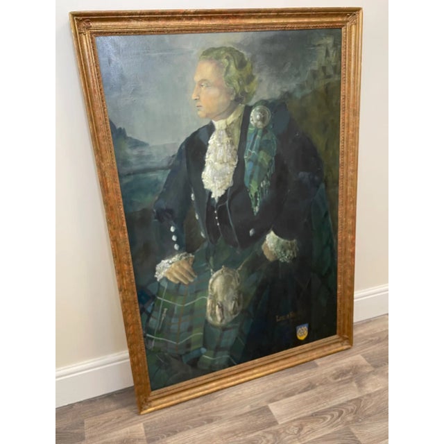 Mid 20th Century British Portrait Oil Painting of Diplomat Sir Leslie ...