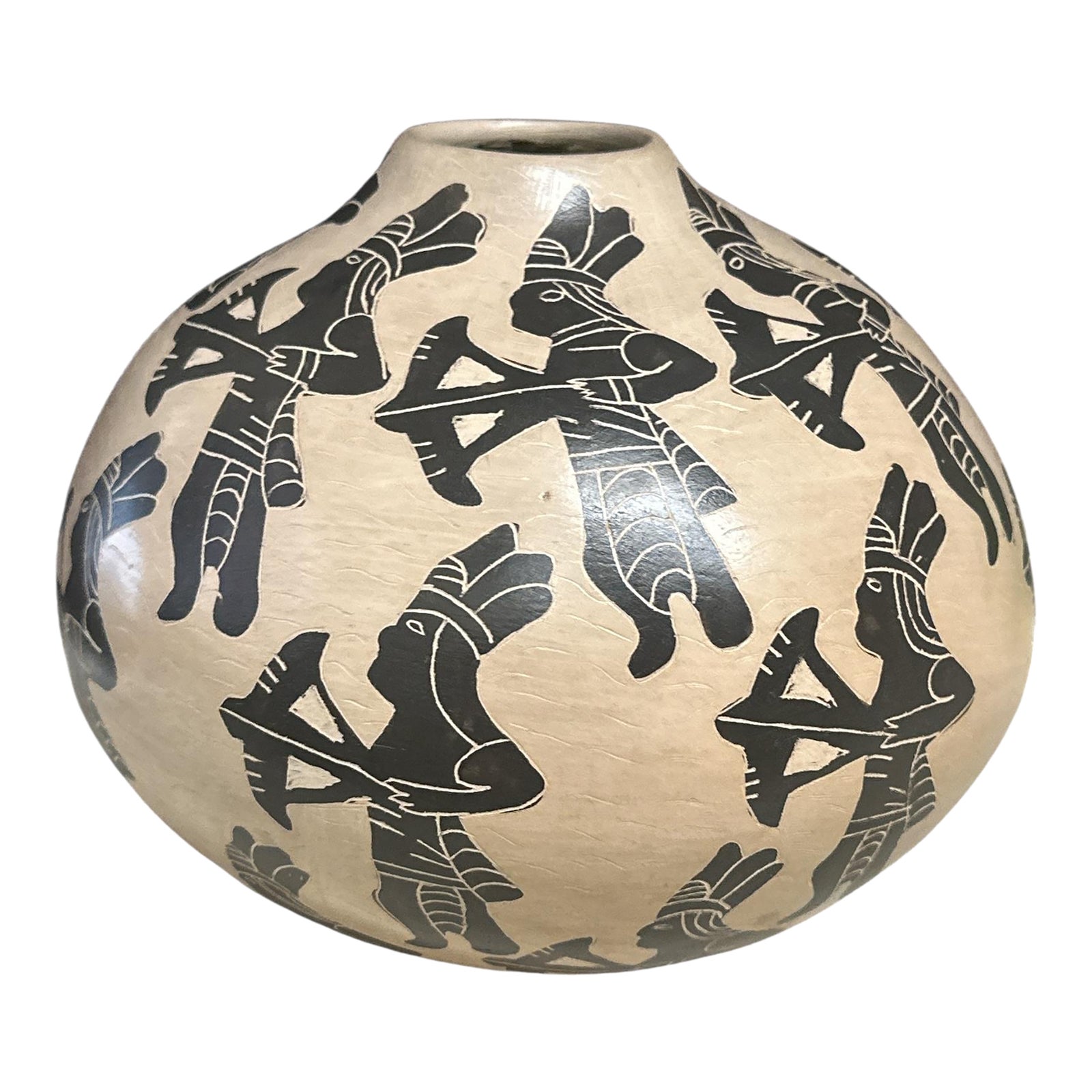 Mata Ortiz Pottery Southwest Native American Seed Pot by Cristina Ochoa ...