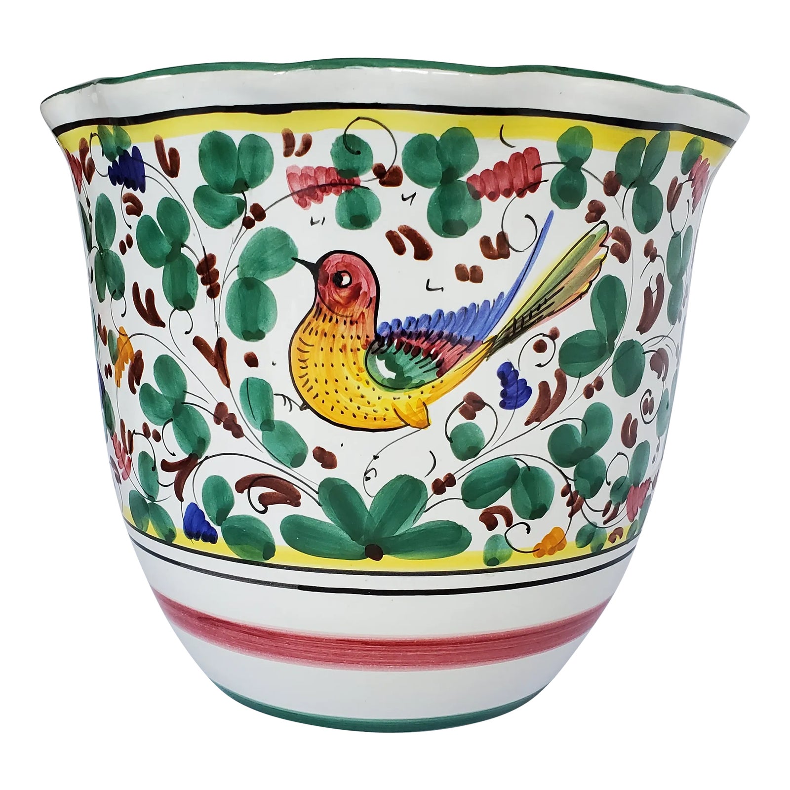 Mid 20th Century Vintage Sberna Garden Cachepot | Chairish