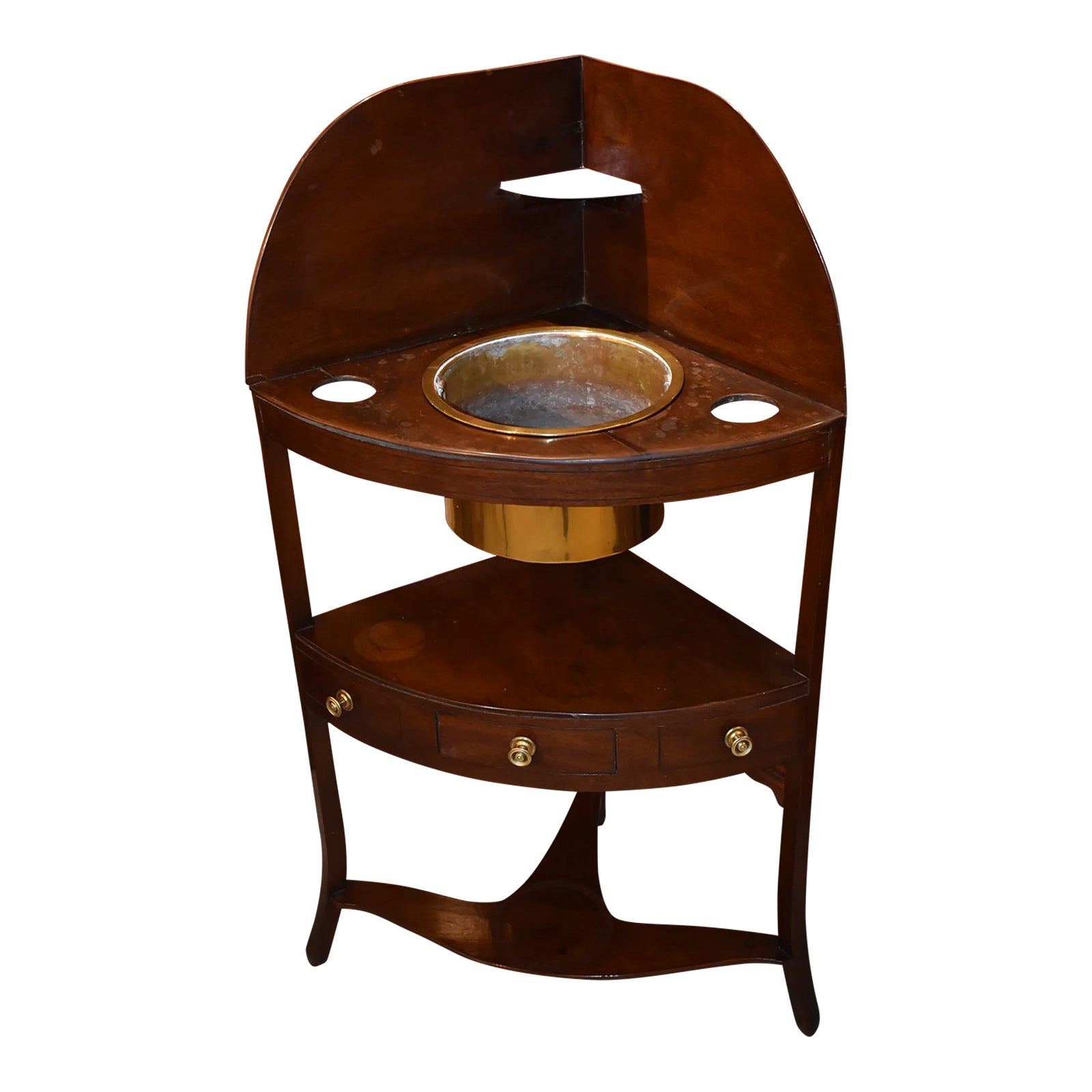 18th Century George III Mahogany Washstand | Chairish