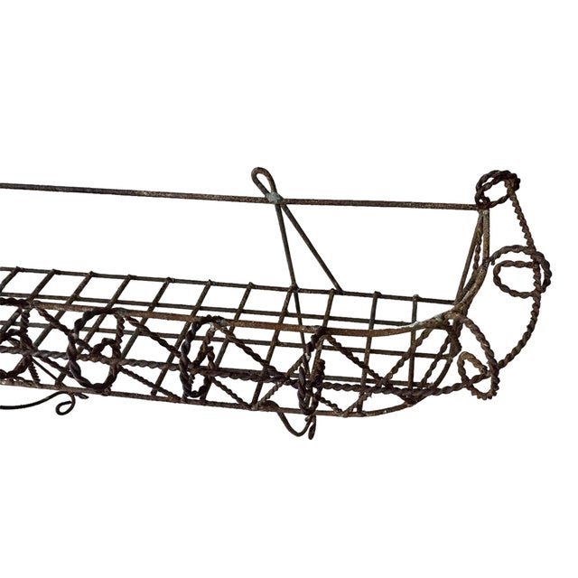 1960s Mid Century Wrought Iron Parisian Window Box Planter Antique ...