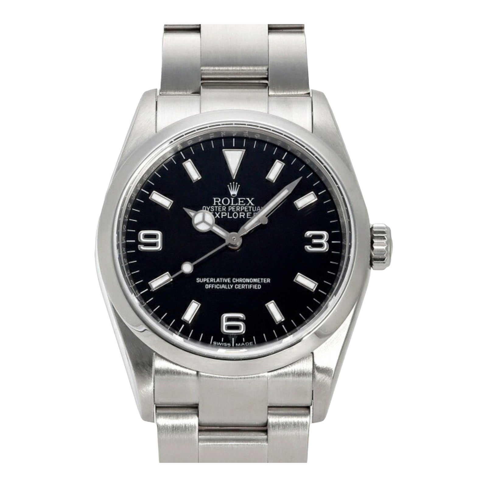 Rolex Explorer 114270 Black Dial Watch Men's | Chairish