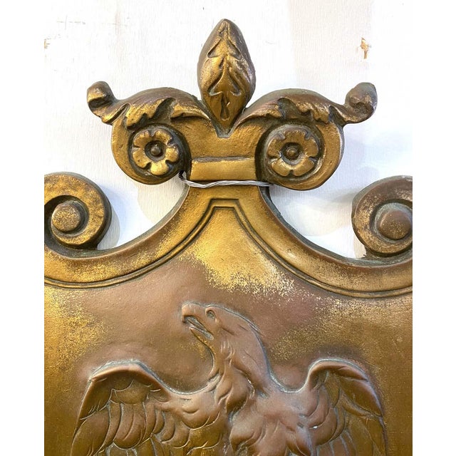1910s New York City Cast Bronze Eagle Crest | Chairish