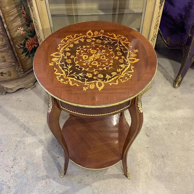french baroque side table