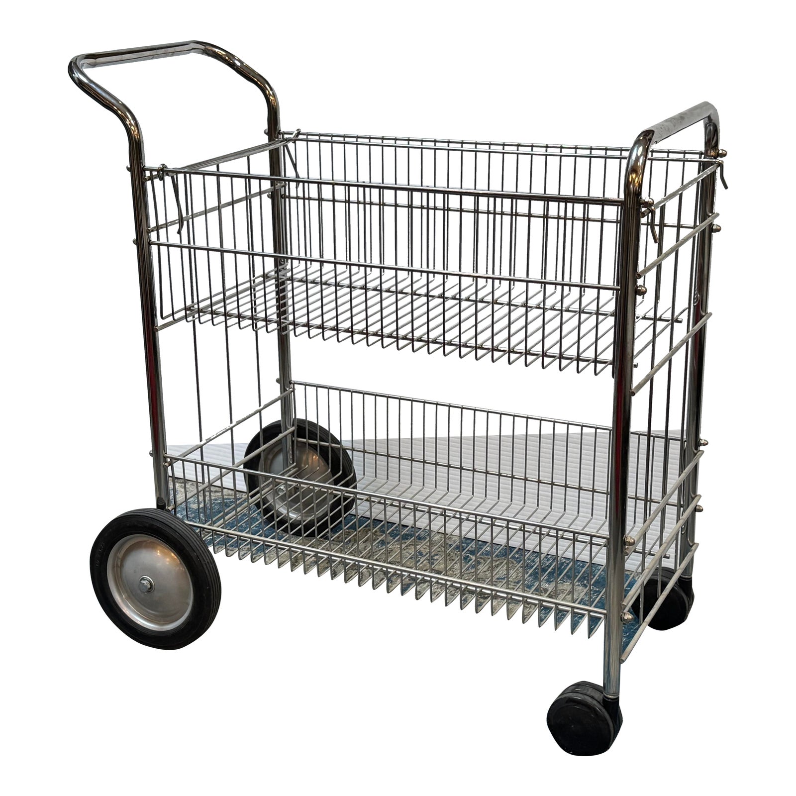 Stainless Steel Bar + Pantry Cart | Chairish
