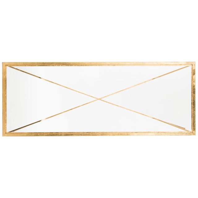 Coffee Table in Gold & Clear | Chairish