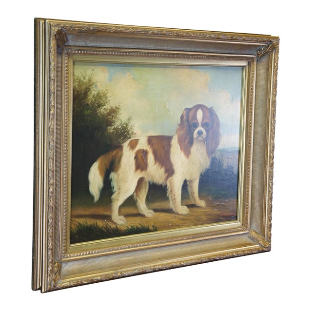 20the Century Cavalier Portrait Painting by P. English Oil on Canvas ...