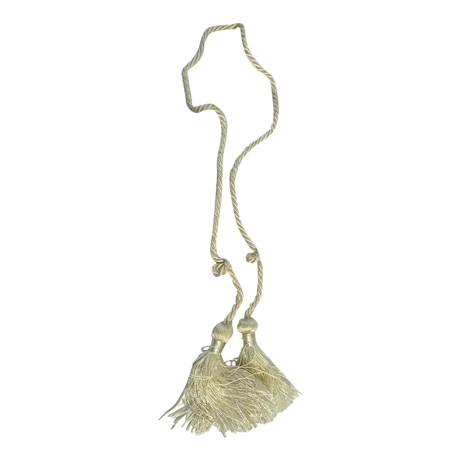 Vintage Ivory Colored Tassel Tieback | Chairish