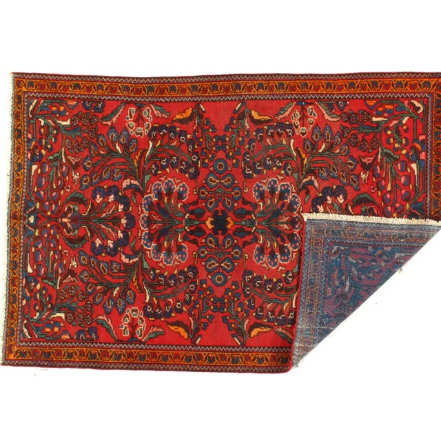 Early 20th Century Antique Persian Lilian Rug - 4′4″ × 6′5″ | Chairish