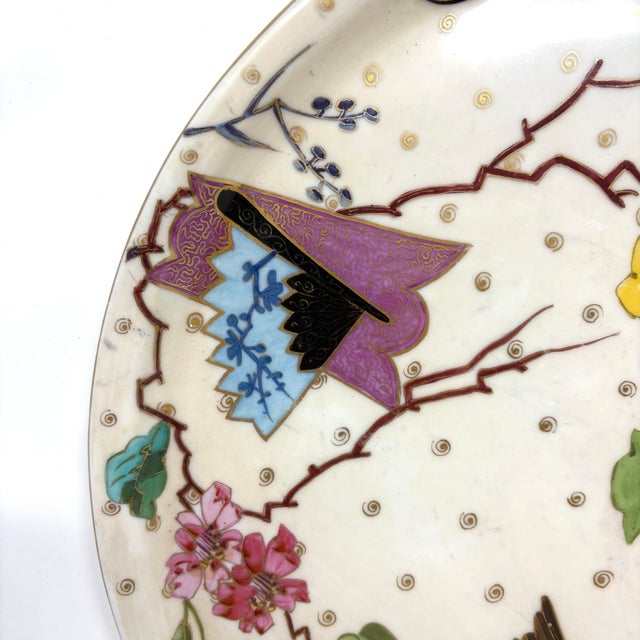 Meiji Period Japanese Export Japonisme Porcelain Cabinet Plates, C ...