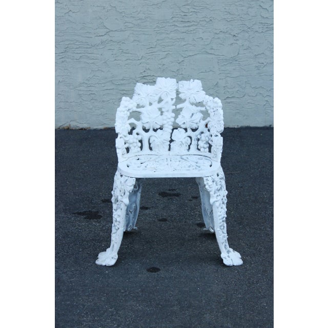 Mid 20th Century Victorian Style Cast Aluminum Grapevine Pattern ...