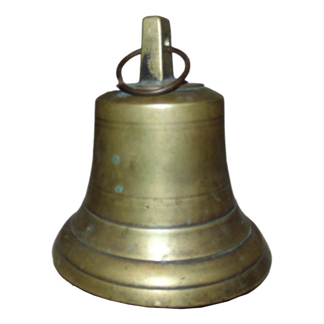Pre-War Bronze Bell | Chairish
