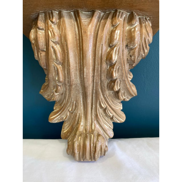 1990s Italian Scroll Corbel Wall Shelf | Chairish