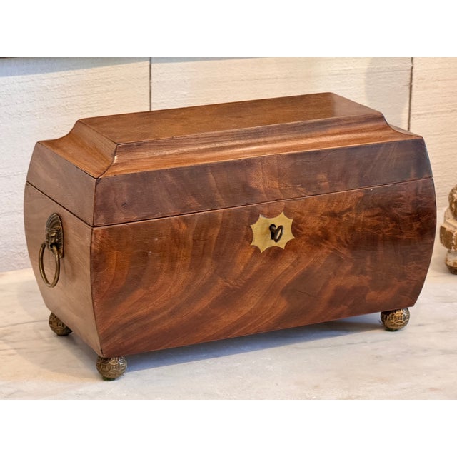 Mid 19th Century Regency Tea Caddy | Chairish
