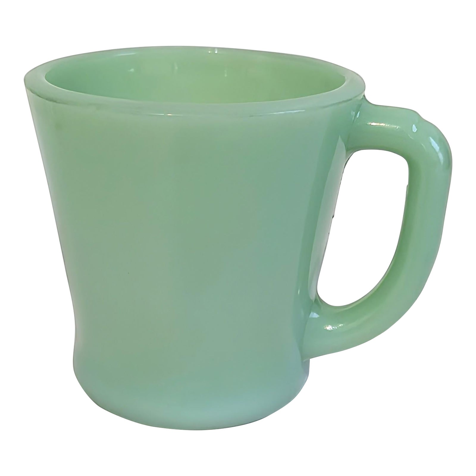 Vintage Jadeite Fire King Mug D Handle Oven Ware | Chairish