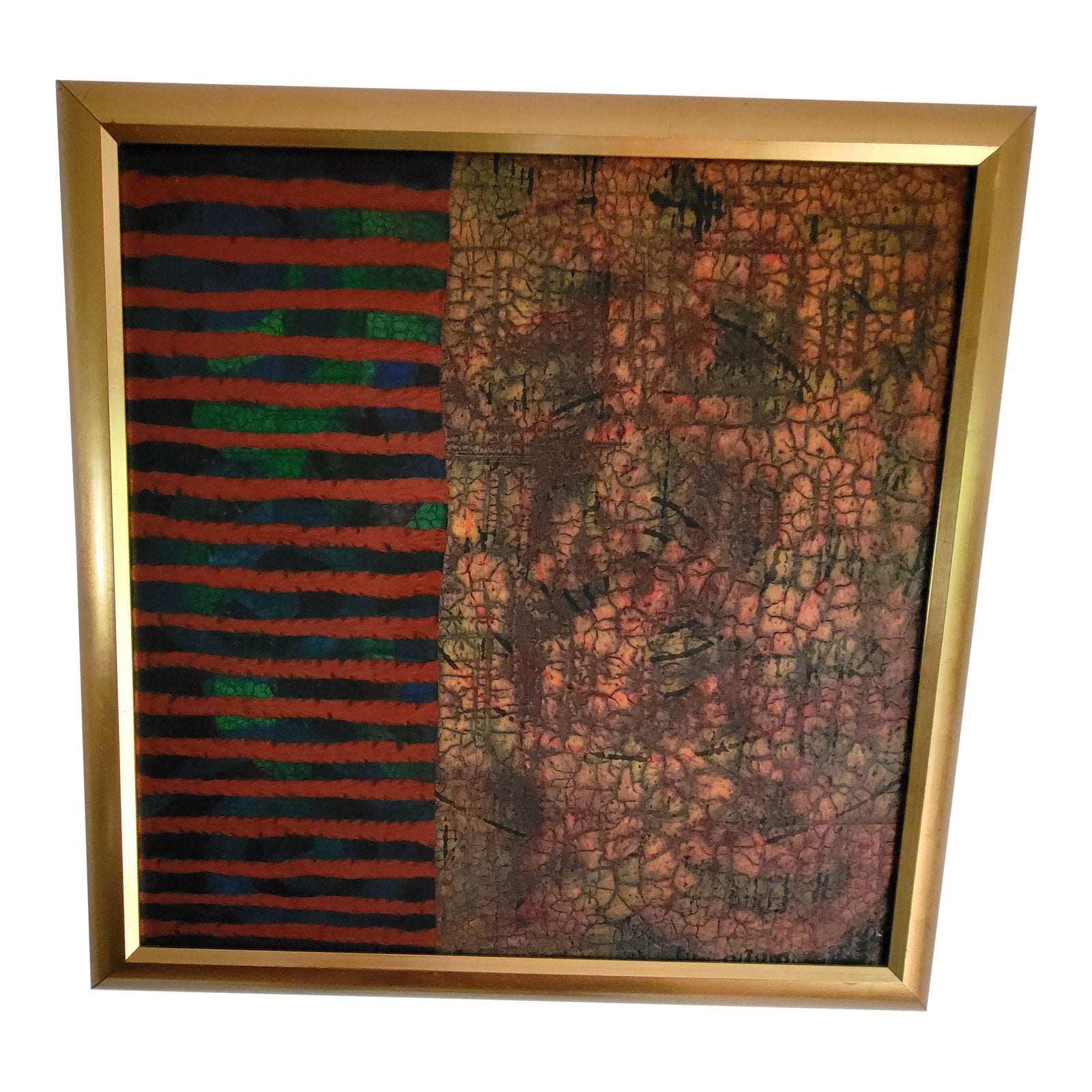 Original Paul Aho Oil Abstract Modernism Painting | Chairish