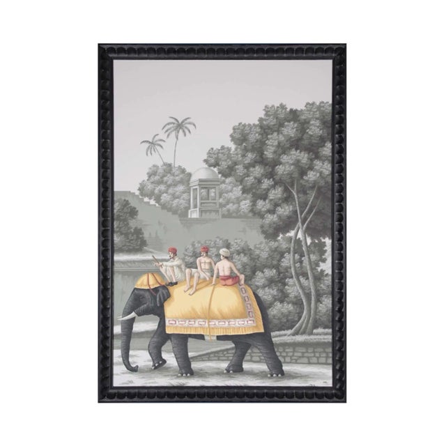 Old Scenes of India Triptych Paintings, Set/3 | Chairish