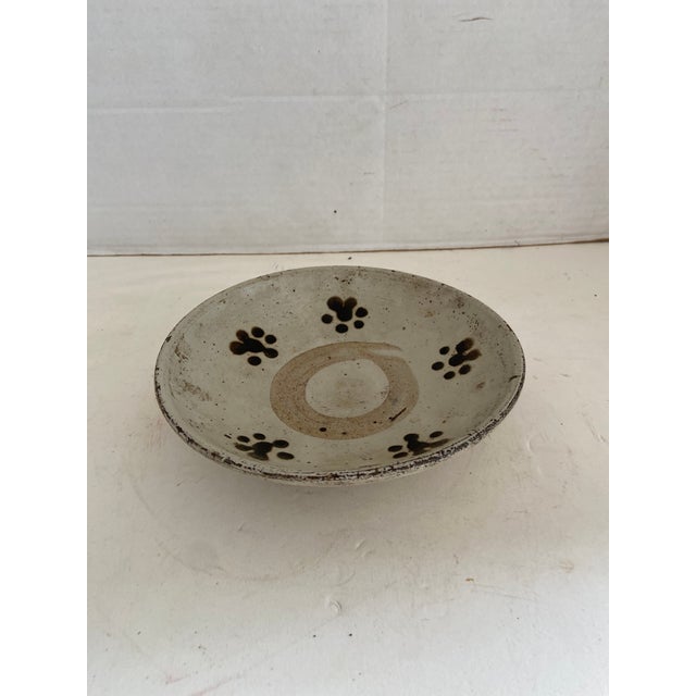 13th Century Yuan Dynasty White-Glazed Cizhou Bowl in Plum Spots | Chairish