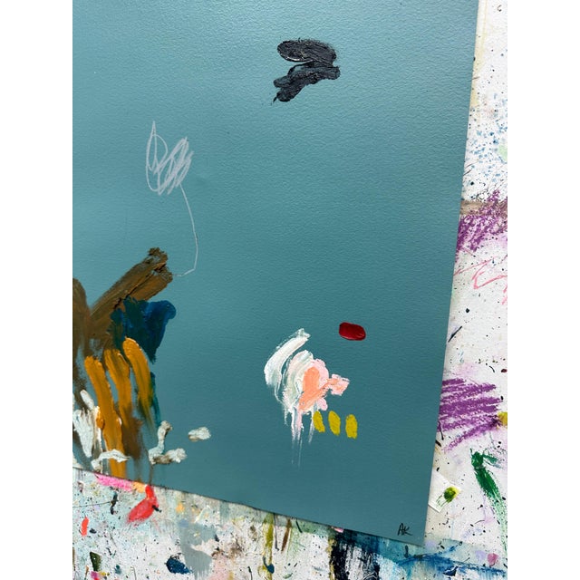 AK Hardeman Abstract Mixed-Media Original Painting, "Distributor ...