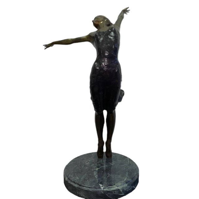 1980s Mario Jason Sculpture Bronze Ballerina "Kelly II" Limited Edition ...