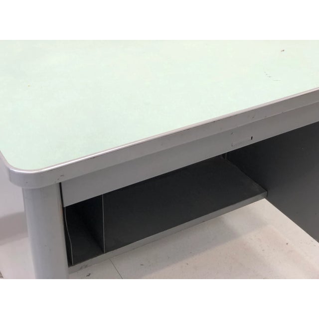 Vintage Modern 1950s Steel Desk | Chairish