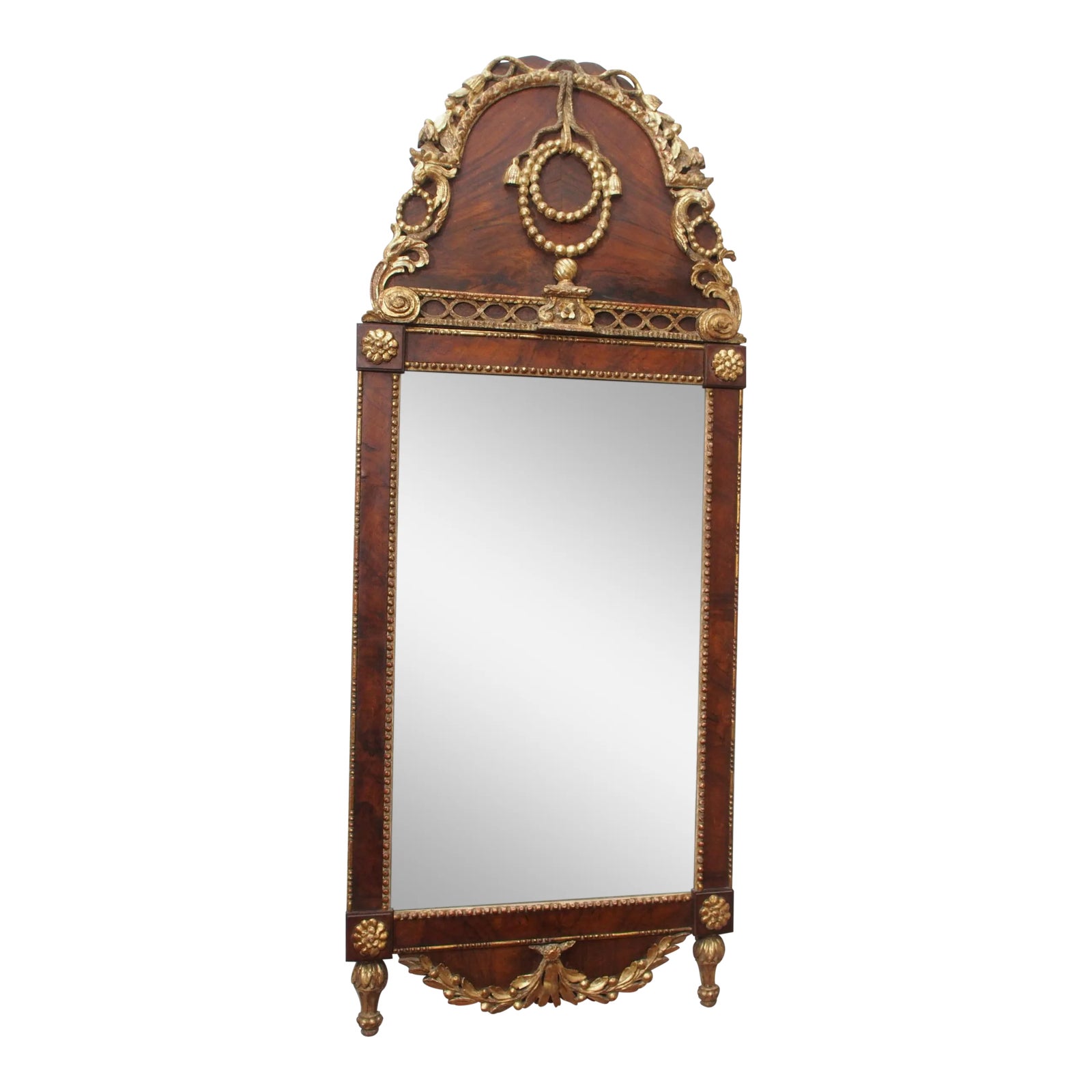 18th Century Neoclassical Style Mirror | Chairish