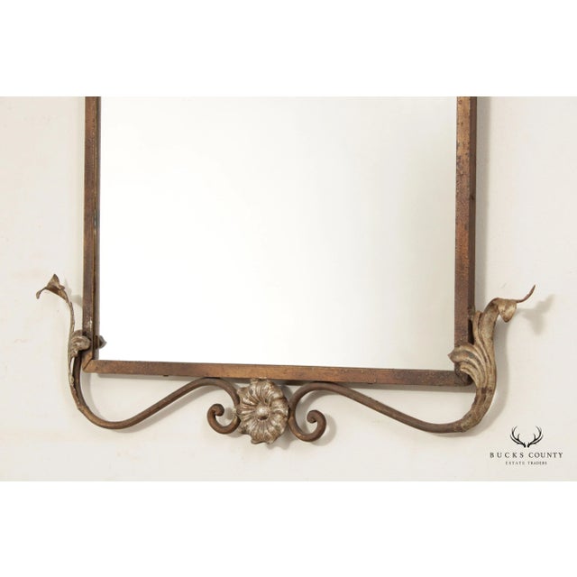Tuscan Style Scrolled Iron Work Wall Mirror | Chairish