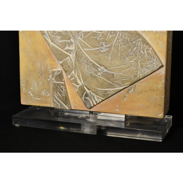 Large Organic Abstract Table Lamp | Chairish