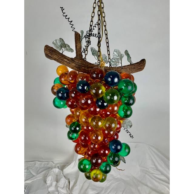 Mid Century Grape Pendant Light Fixture Circa 1950s | Chairish