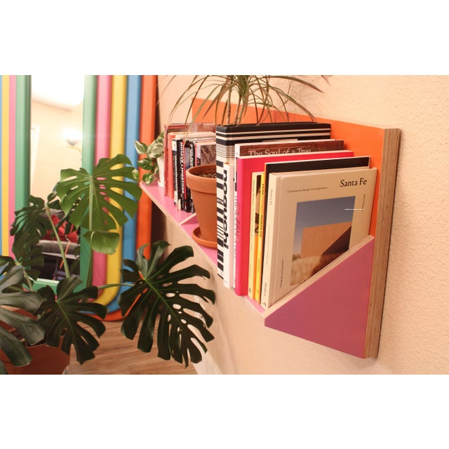 Tri-Colored Shelf 72" | Chairish