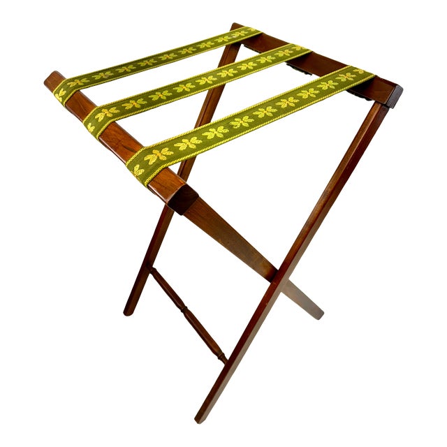 Vintage Mid Century Tall Luggage Rack | Chairish