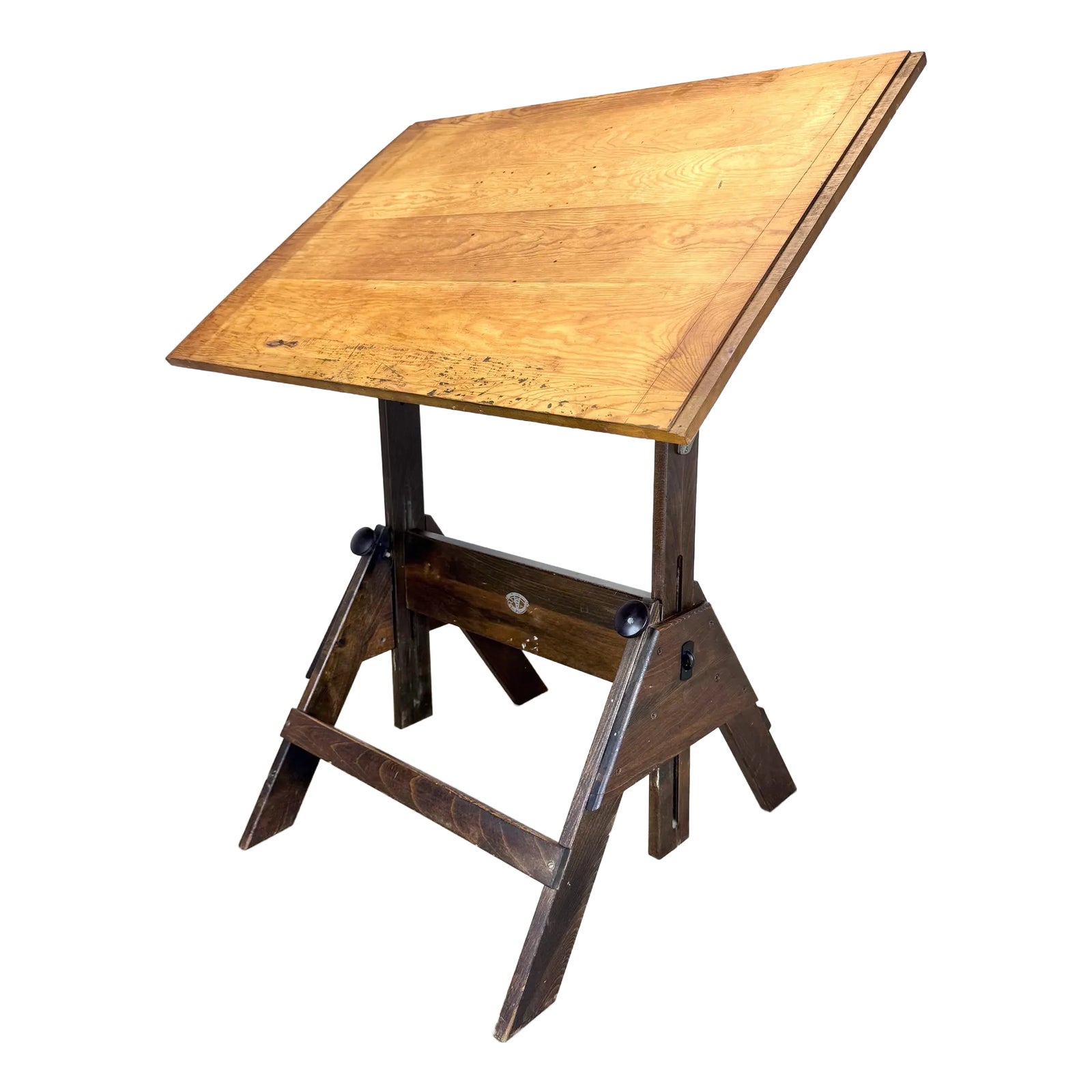 1960’s Anco-Bilt Beechwood & Pine Architect’s / Artist’s Adjustable ...