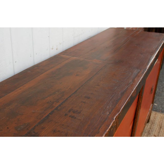 Antique Chinese Cheng' Se Painted Sideboard | Chairish