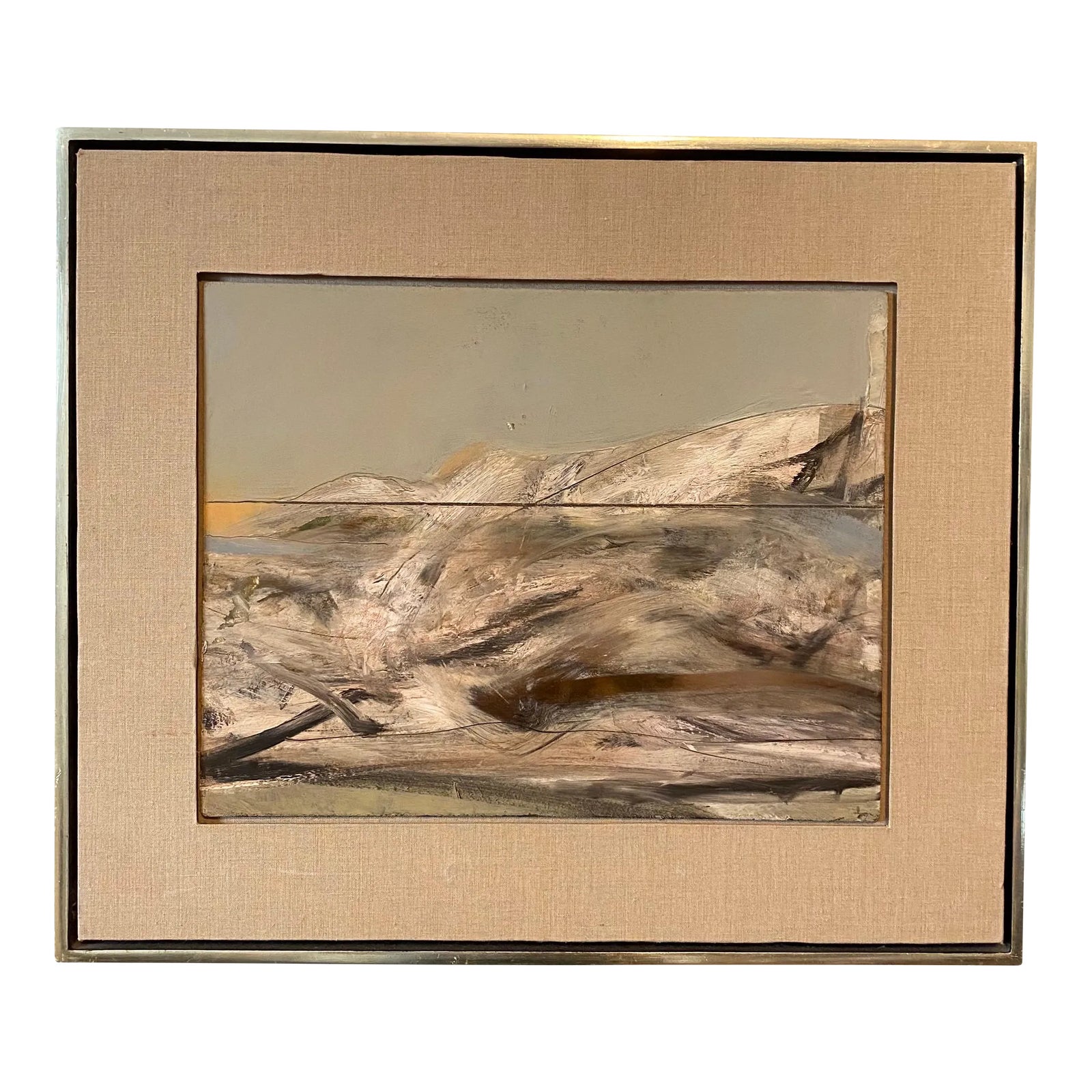 Bruce Samuelson, American Modernist Abstract Oil Painting Landscape ...