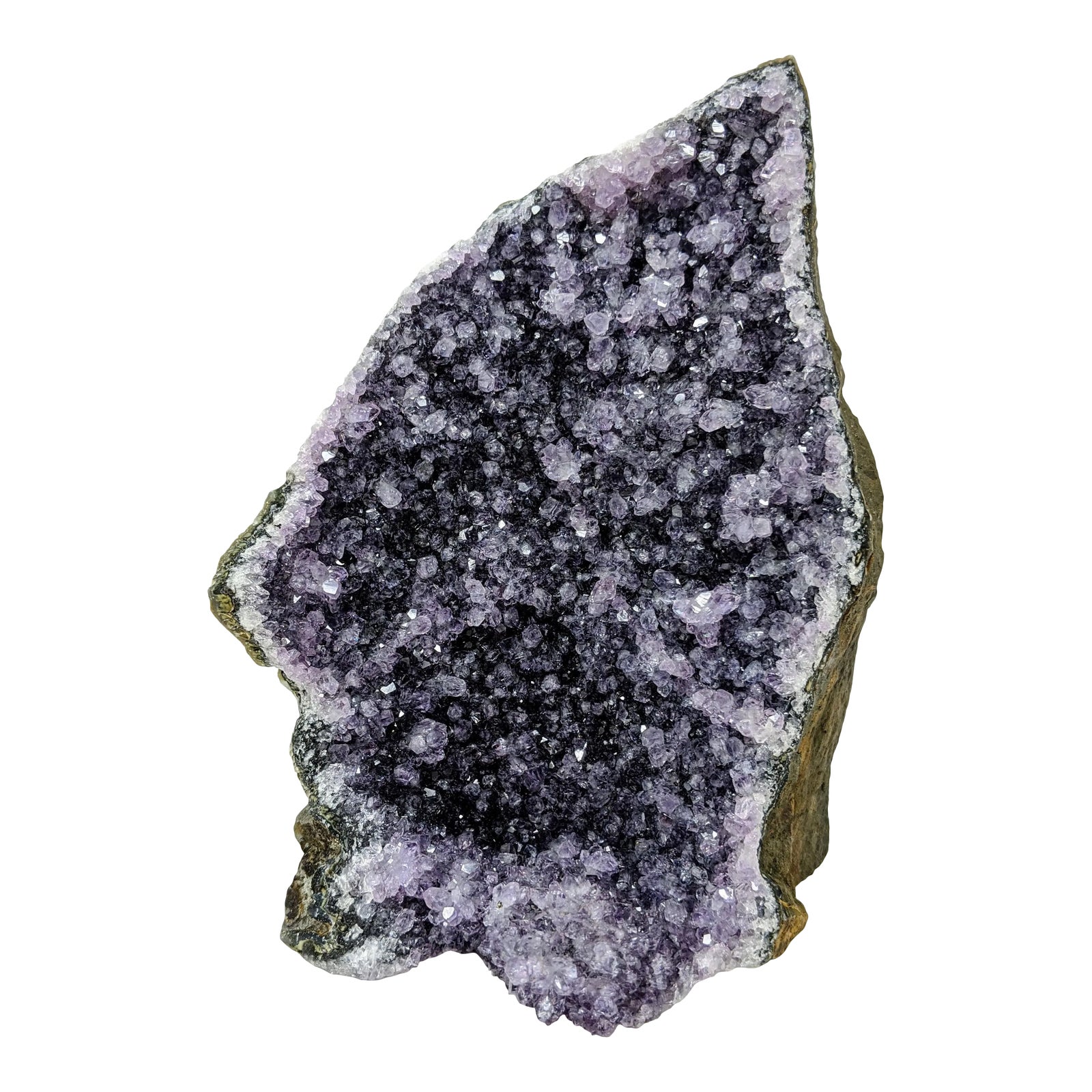 Organic Modern Boho Large Frosted Amethyst Gemstone Specimen | Chairish