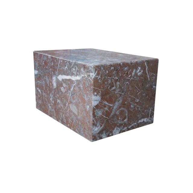 Vintage Heavy Marble Sculpture Display Plinth Statue Pedestal Base ...