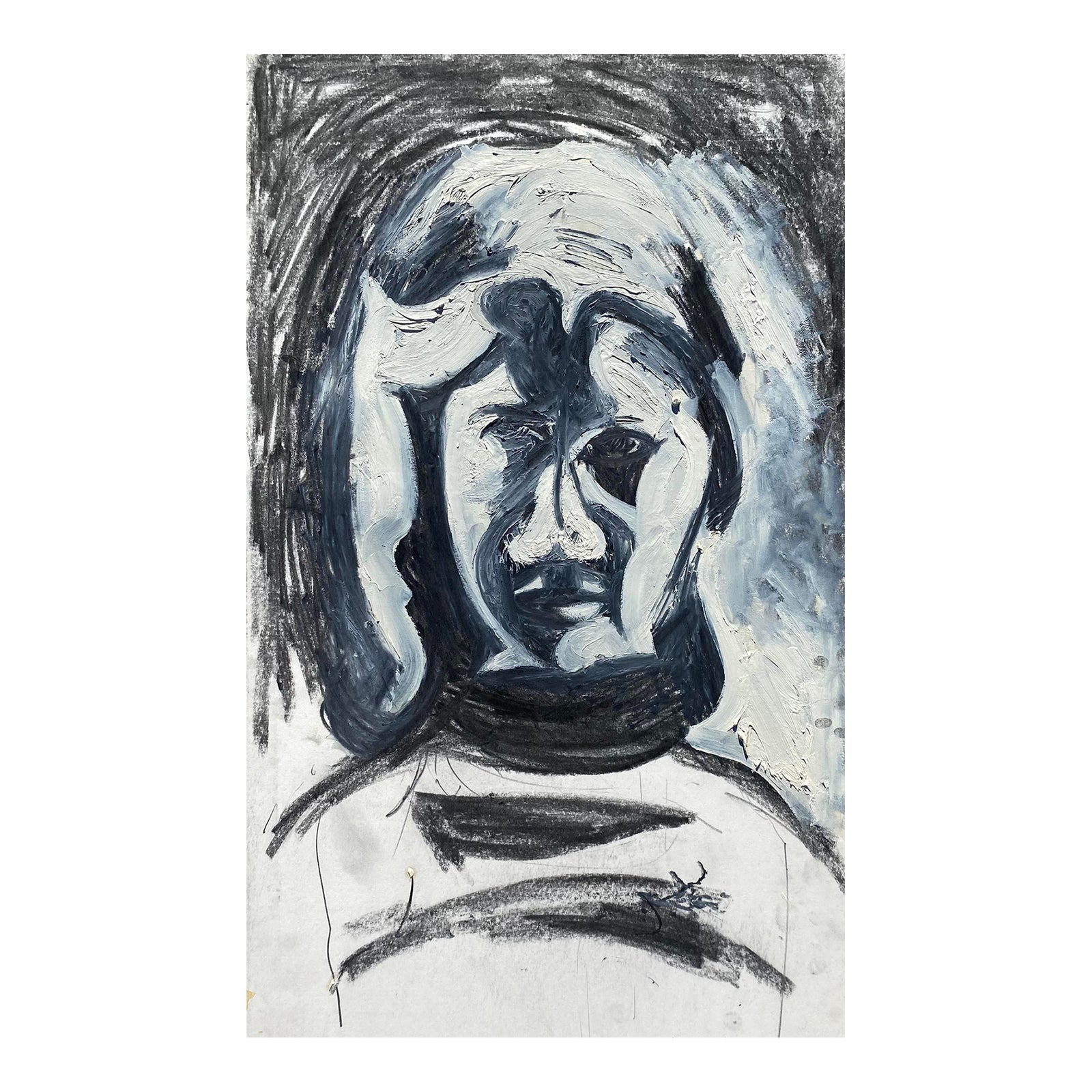 Richard Snyder Portrait Painting | Chairish