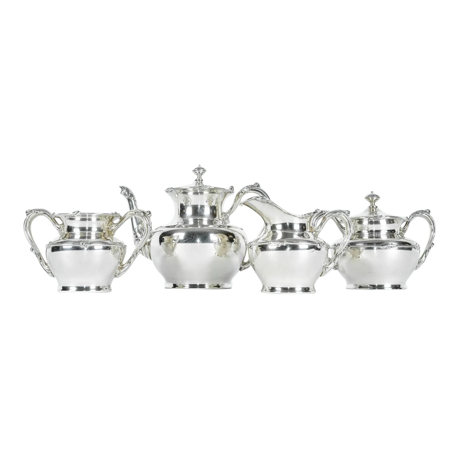 Antique Silver Plate Tea Service | Chairish