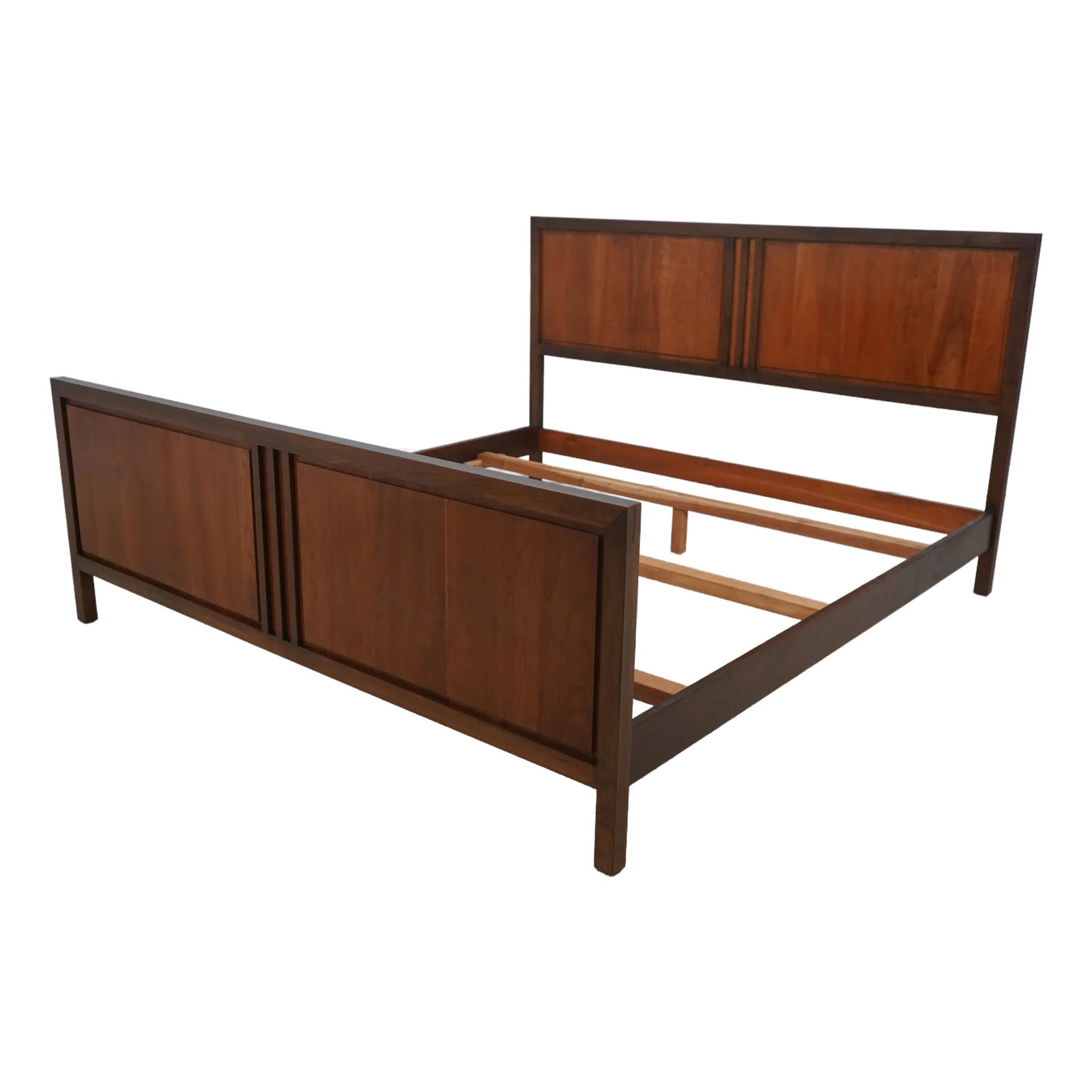 Stickley King Size Metropolitan Collection Bed | Chairish