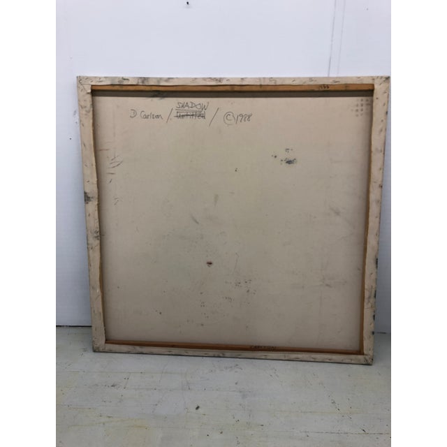 Oversized Original Mixed Media on Canvas Blue & Black Abstract Painting ...