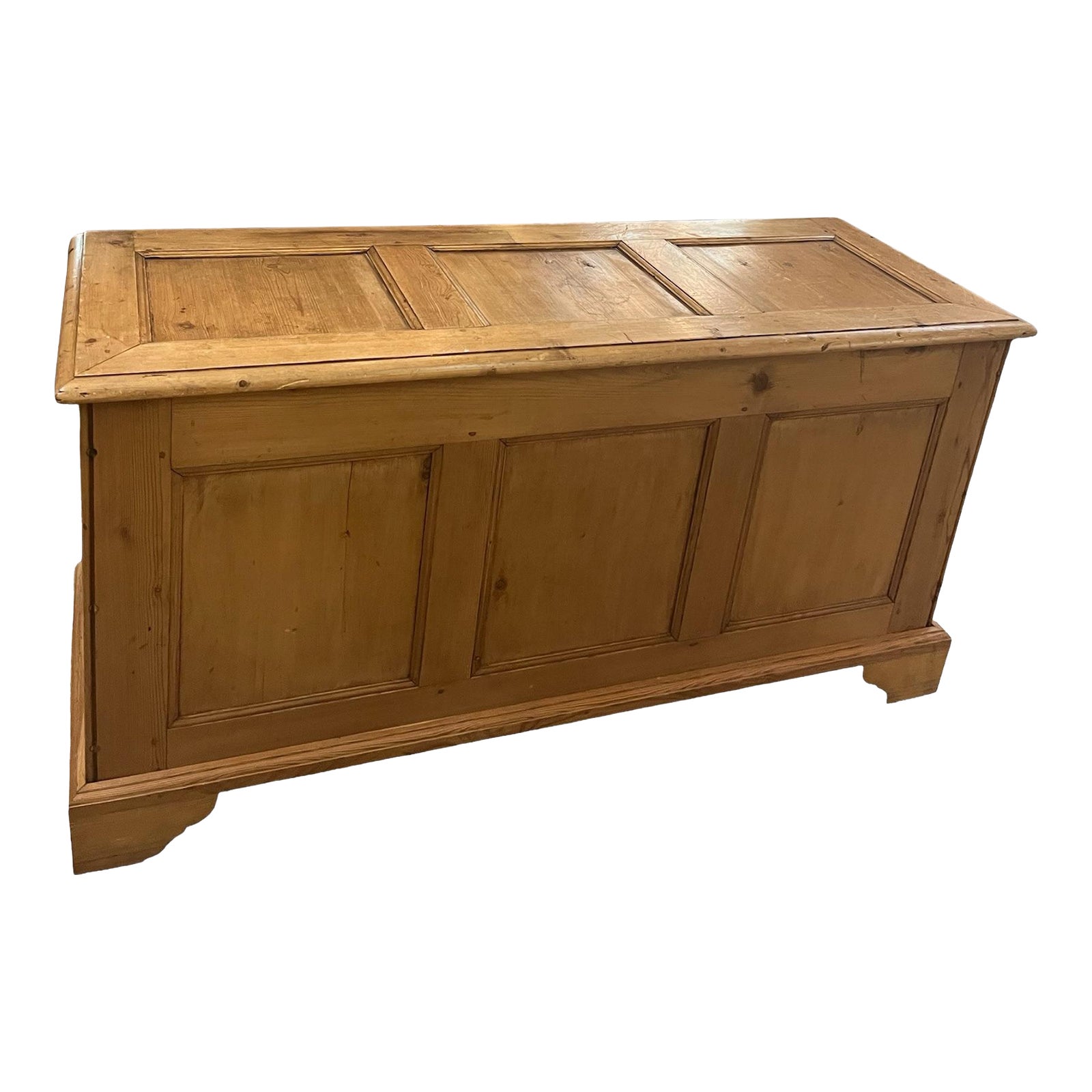 Extra Large Pine Blanket Chest | Chairish