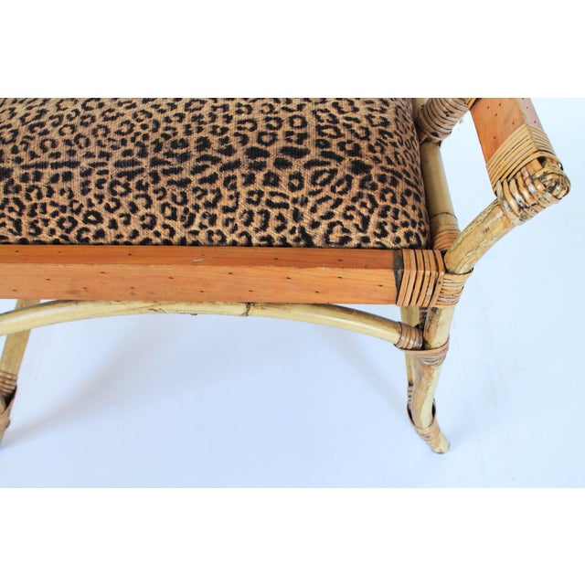 Vintage Bamboo Vanity Seat or Stool | Chairish