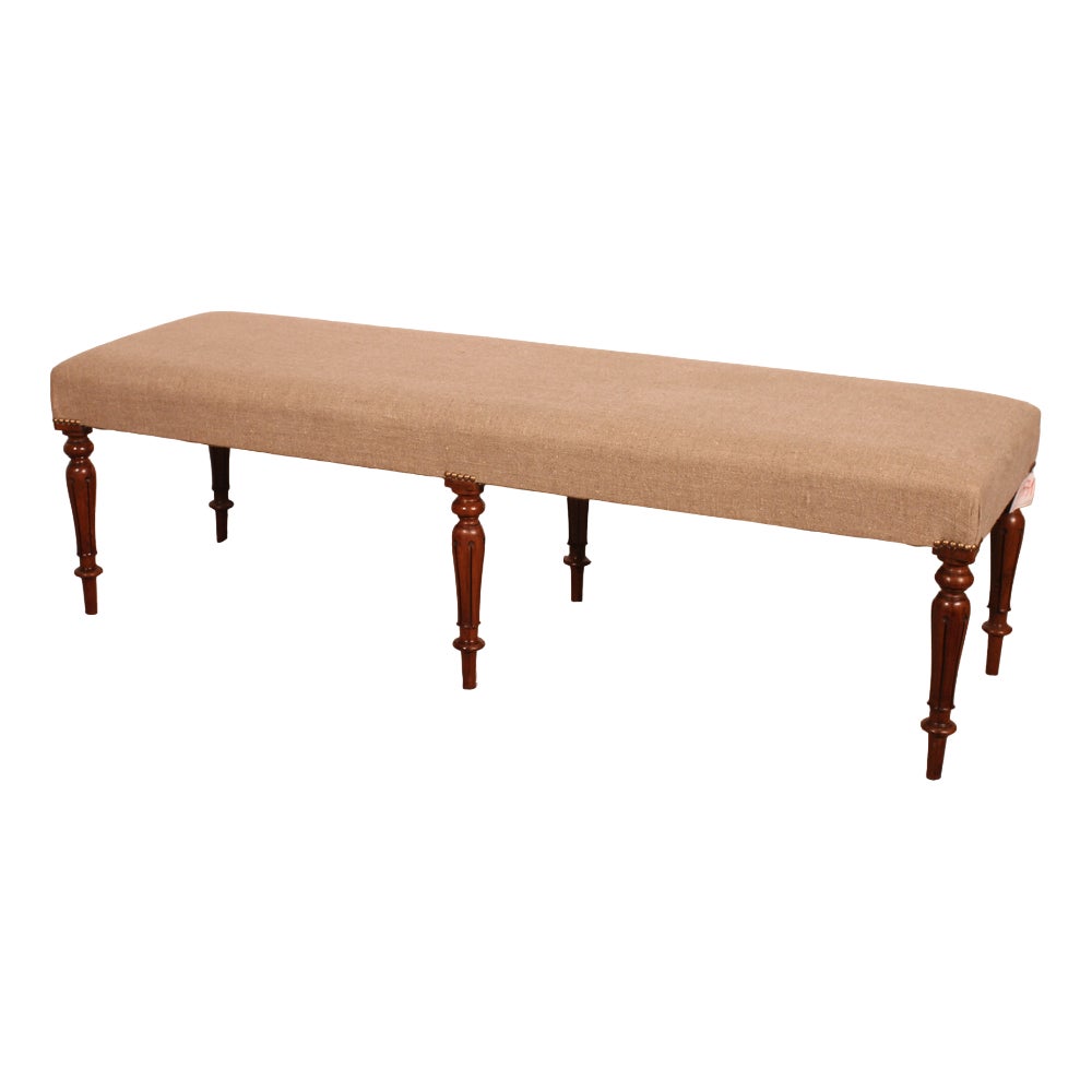 Antique Walnut Bench, 1800s | Chairish