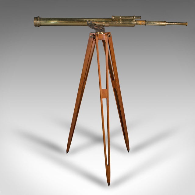 1920's Antique Field Telescope Broadhurst Clarkson & Co | Chairish