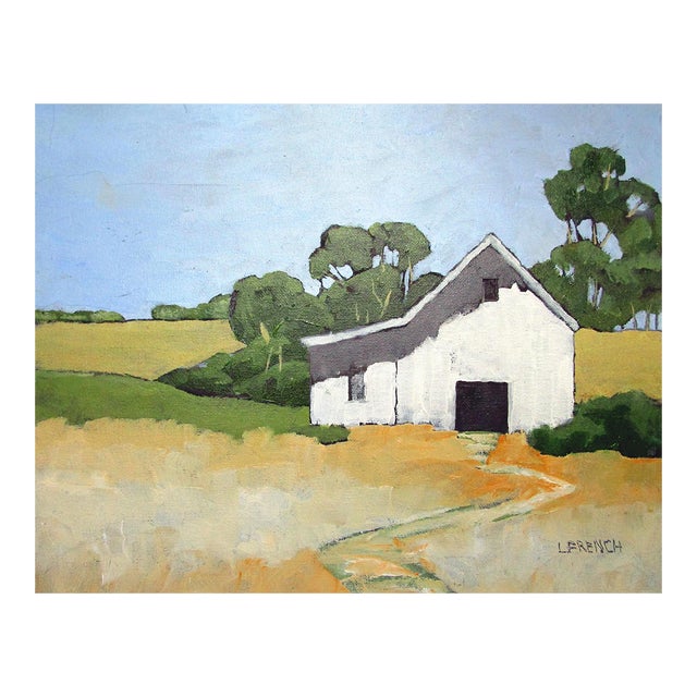 Santa Rosa White Barn Art Lynne French 11x14 California Landscape Oil ...