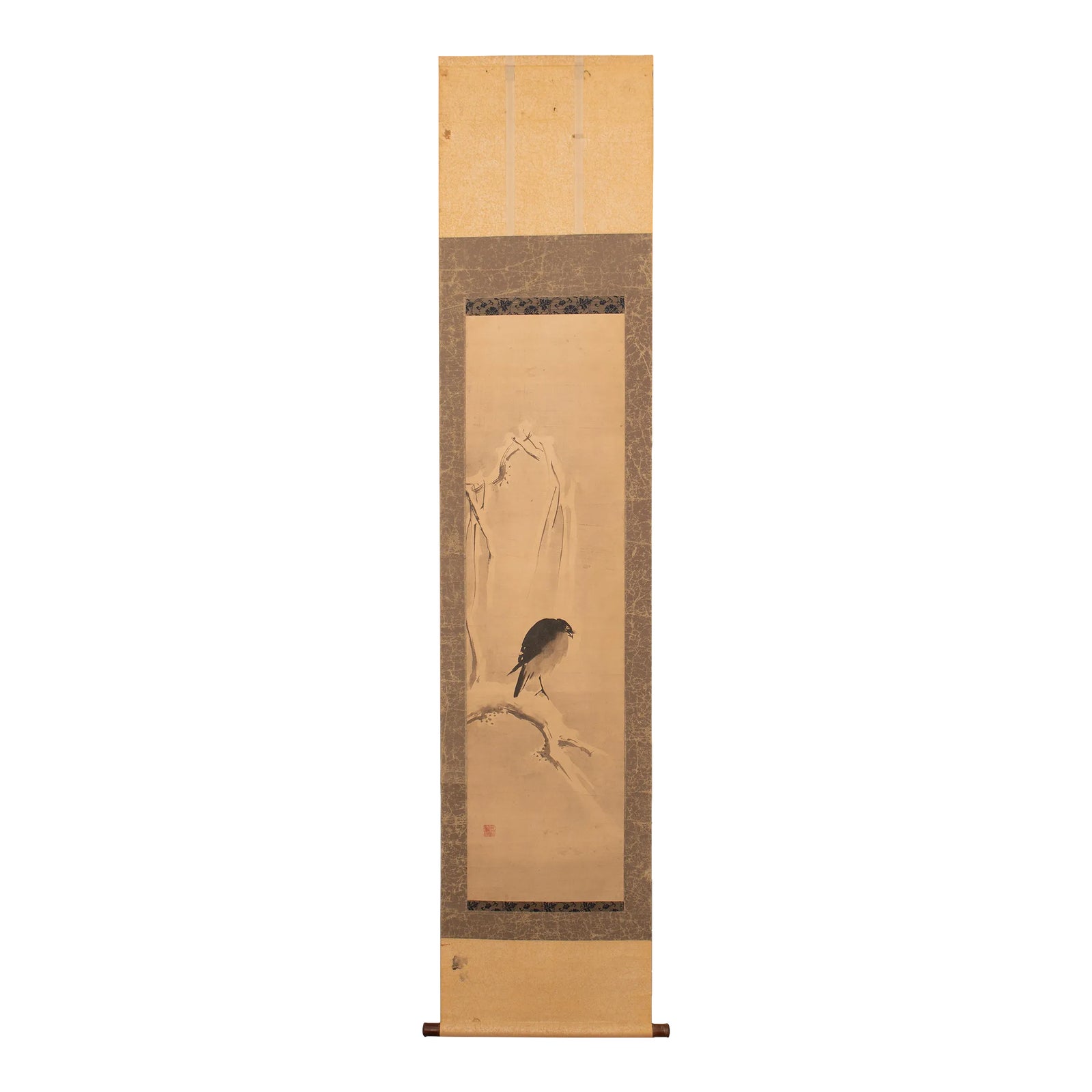 1920s Late Meiji to Early Showa Japanese Watercolor Scroll Painting ...