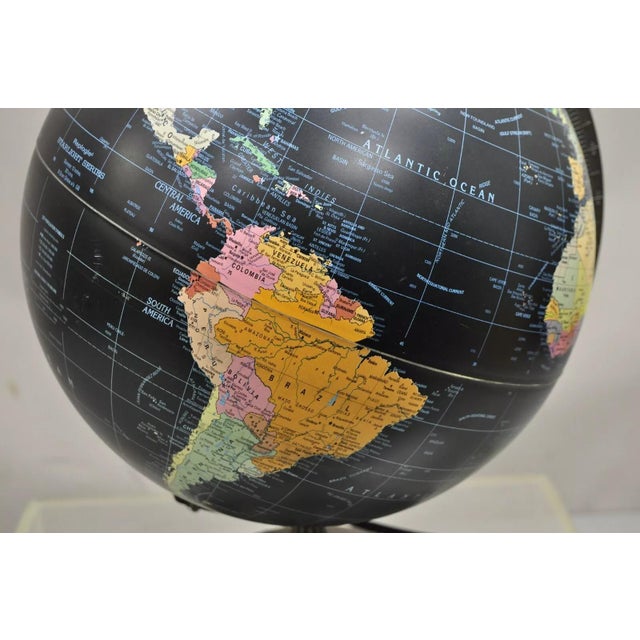 Vintage Replogle Starlight Series 12 Inch Illuminated Table Top World ...