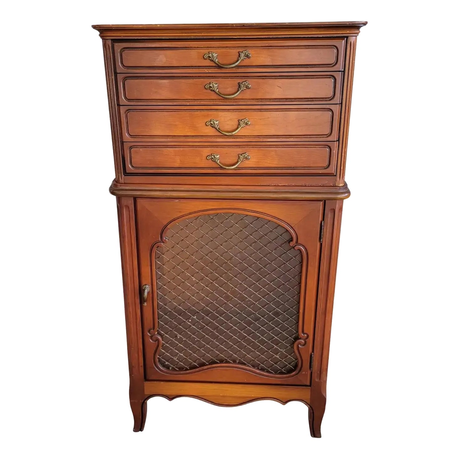 Silver / Flatware Storage Chest French Provincial Style | Chairish