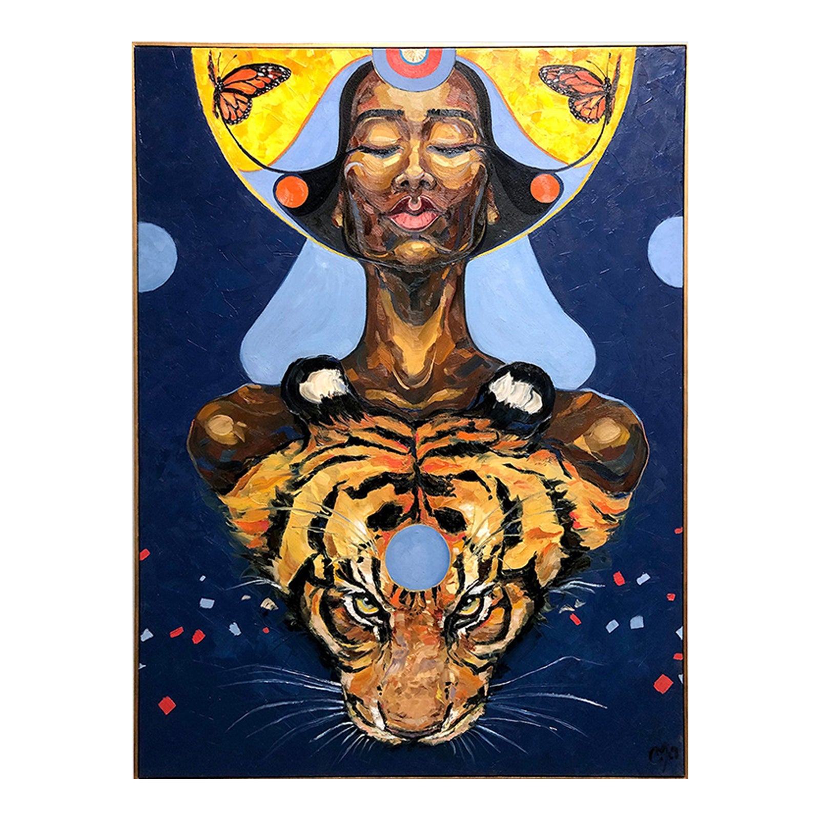 One of a Kind Surrealist Oil Painting on Canvas by Charlene Mosley "The ...