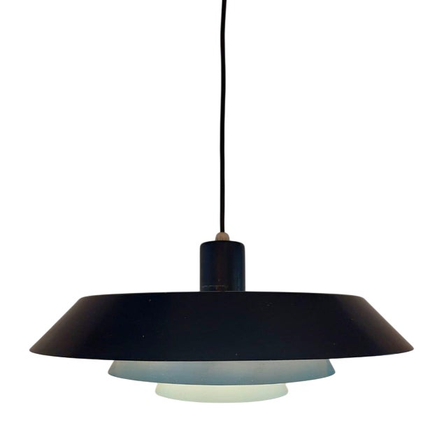 Troika Pendant Lamp by Bent Karlby for Lyfa, 1960 | Chairish